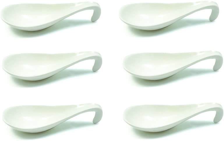 White Basics Collection, Taster Spoon (Set of 6), White — Kitchen Clique