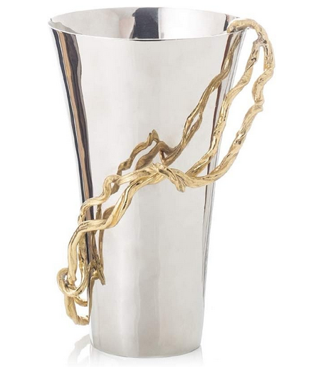 Michael aram Wisteria Gold Medium Vase — Kitchen Clique