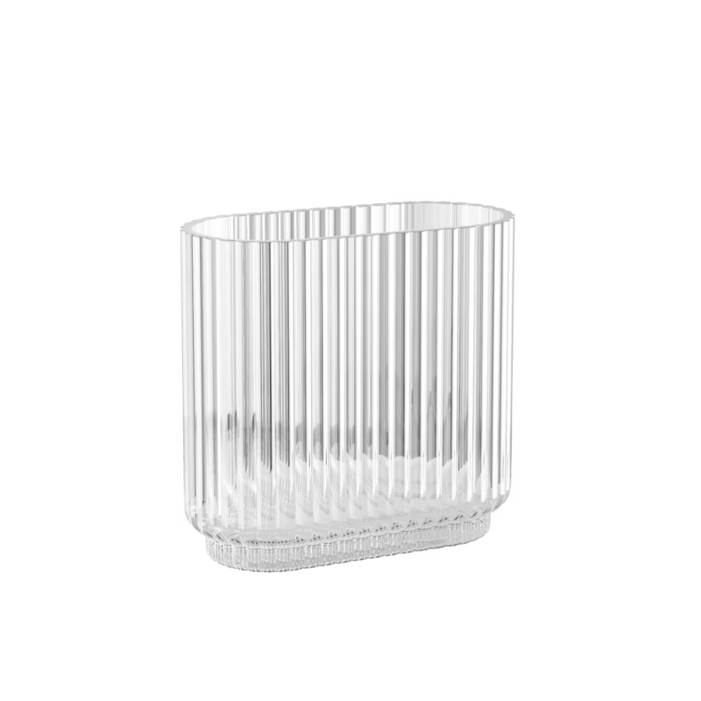 Georg Jensen Bernadotte Oval Glass Vase — Kitchen Clique