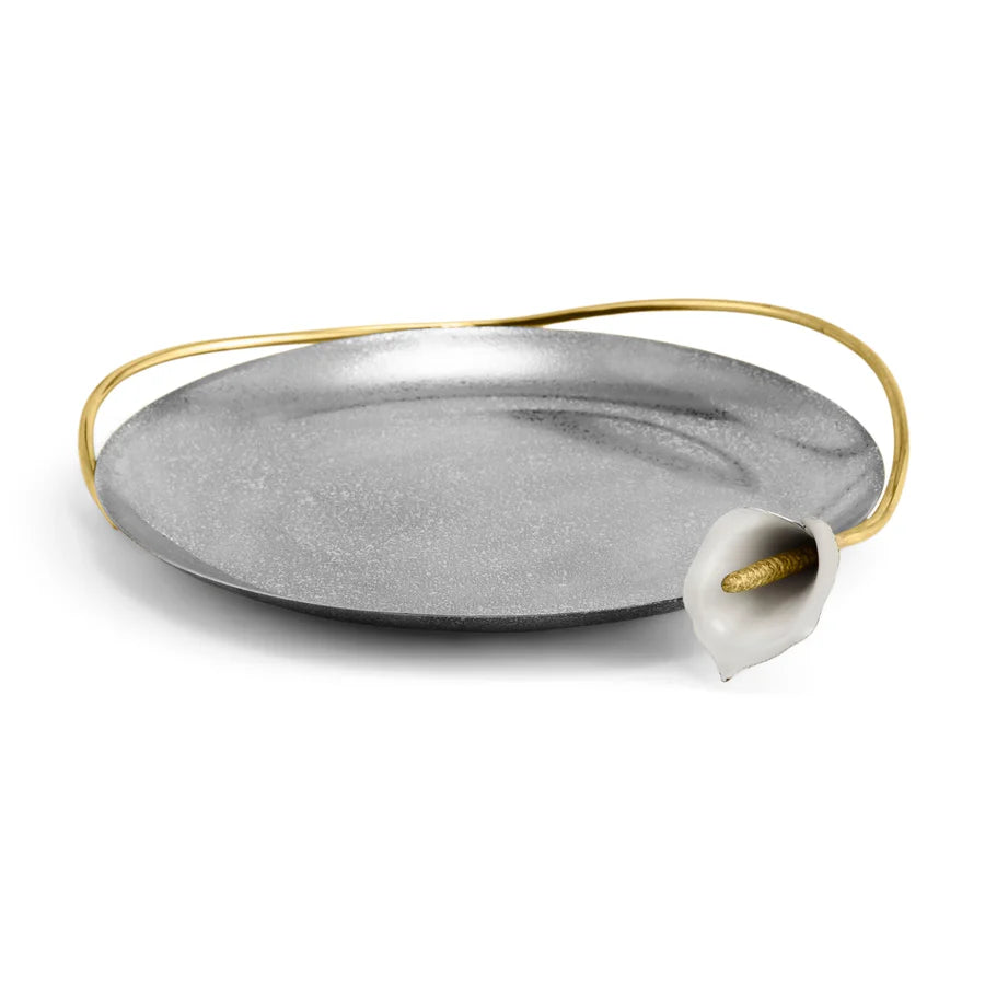 Michael Aram Callalily Round Plate — Kitchen Clique