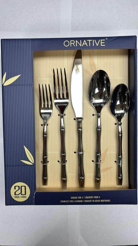 Prestige Ornative Bamboo Flatware Set, Service/4 — Kitchen Clique