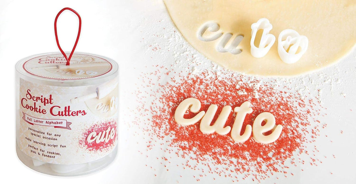 Talisman Script Cookie Cutters, Full Alphabet — Kitchen Clique