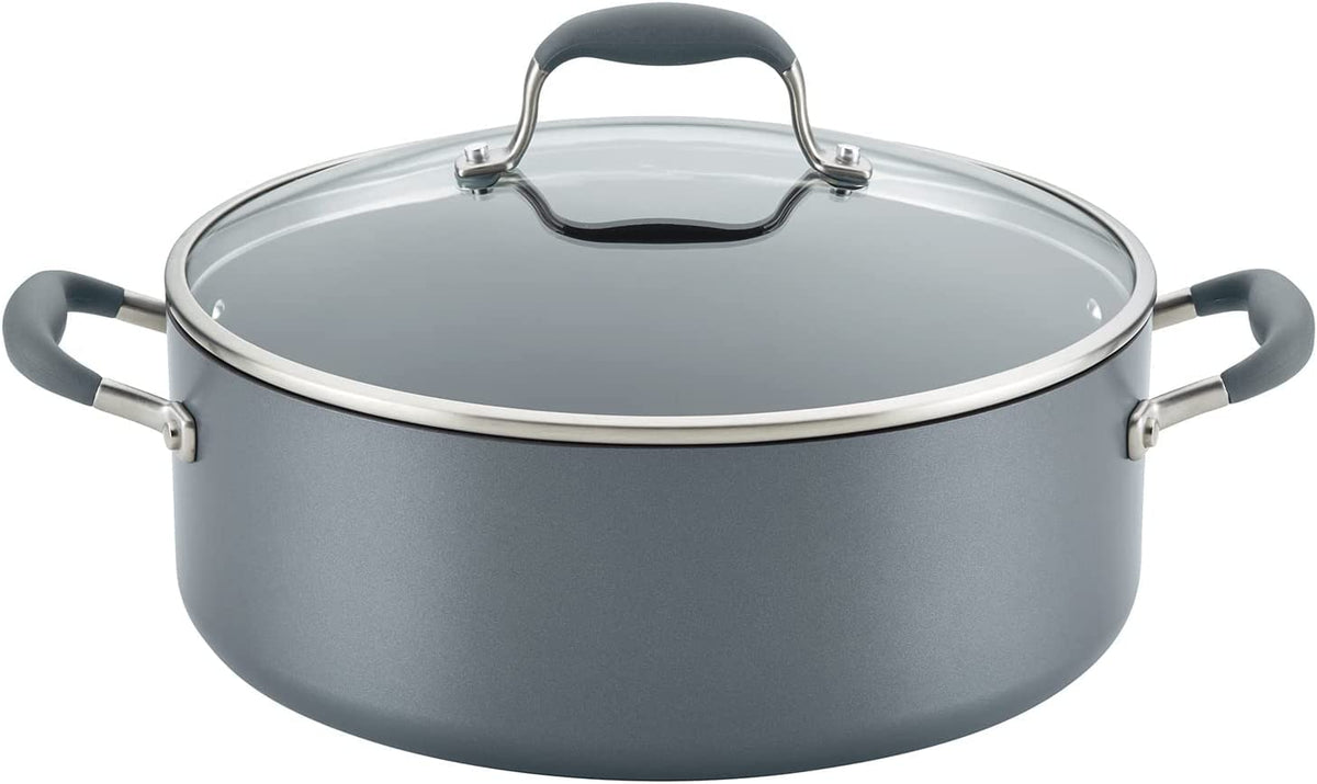 Anolon Advanced Home Hard-Anodized Nonstick Wide Stock Pot/Stockpot ...